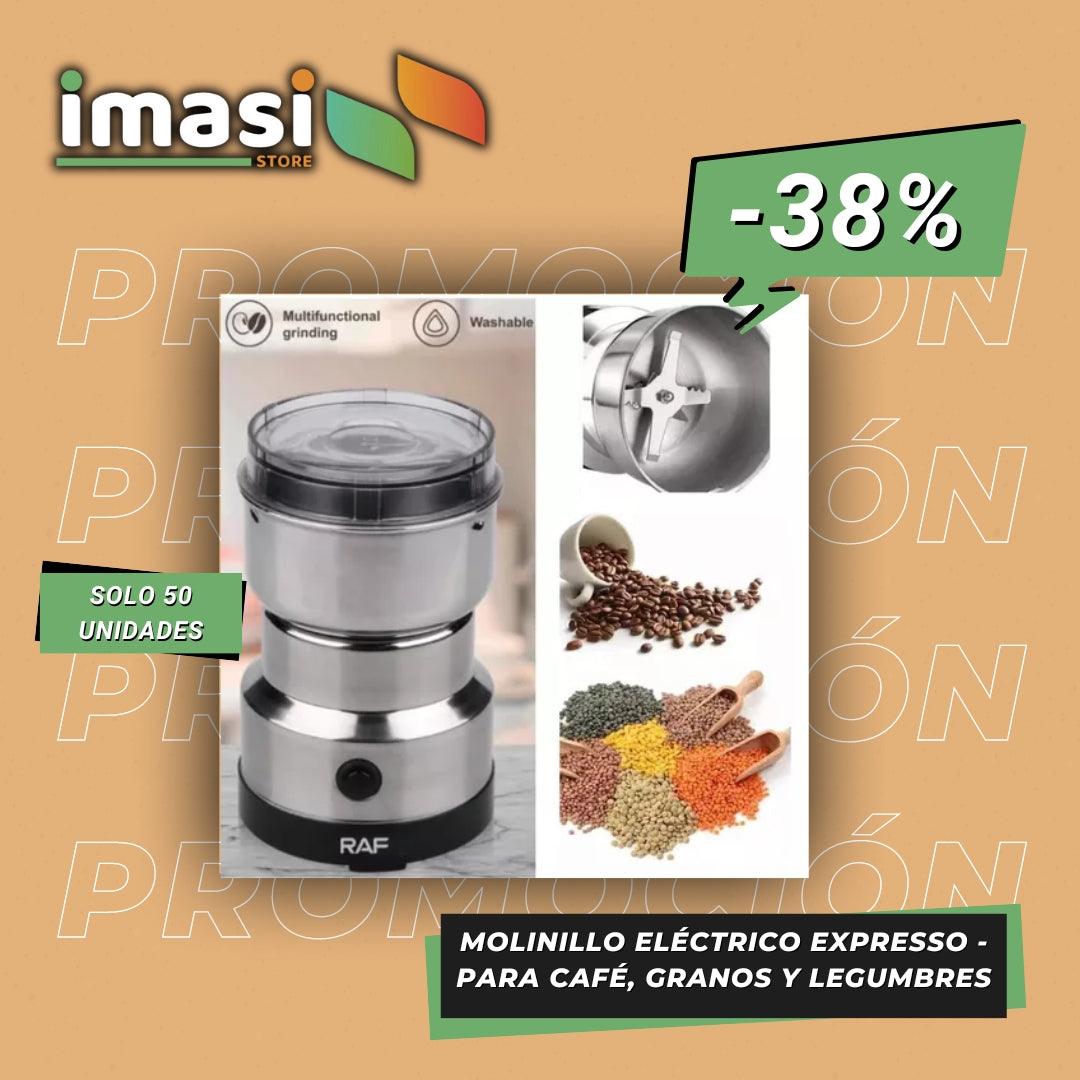 MOLINILLO ELÉCTRICO EXPRESSO - PARA CAFÉ, GRANOS Y LEGUMBRES – IMASI RD ...
